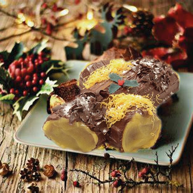 Chocolate Christmas Log 900g | Divino